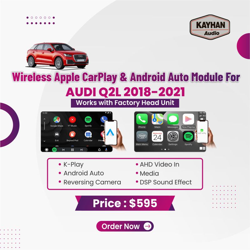 Audi Q2L CarPlay Android Auto Kit (2018–2021)