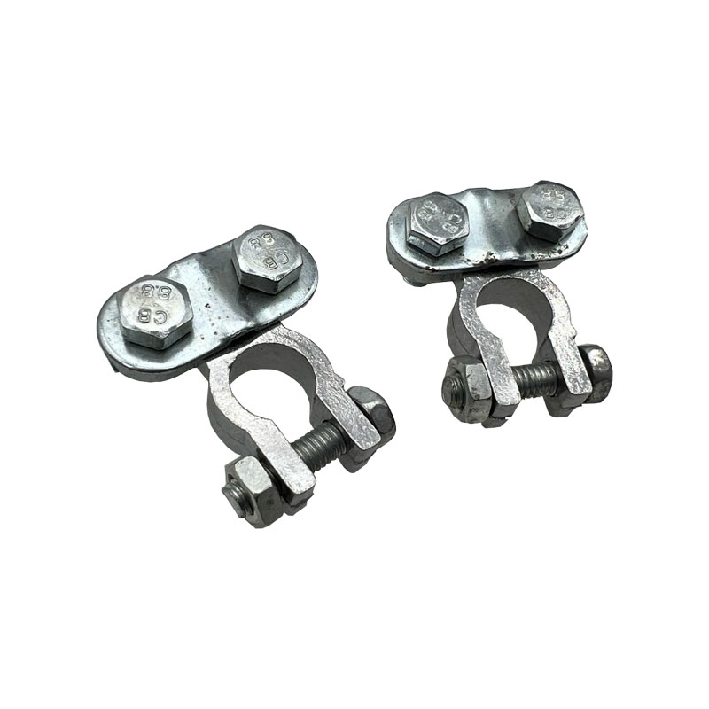Silver Small Battery Terminal 1 Pair