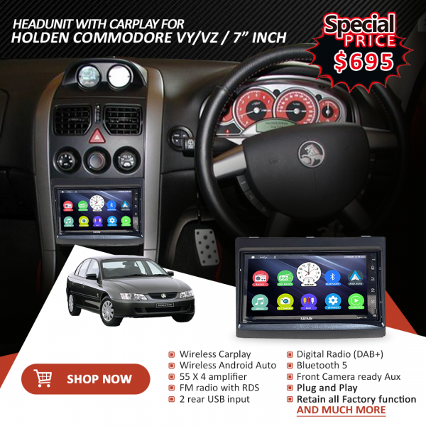 Headunit With Carplay For Holden commodore vy / vz
