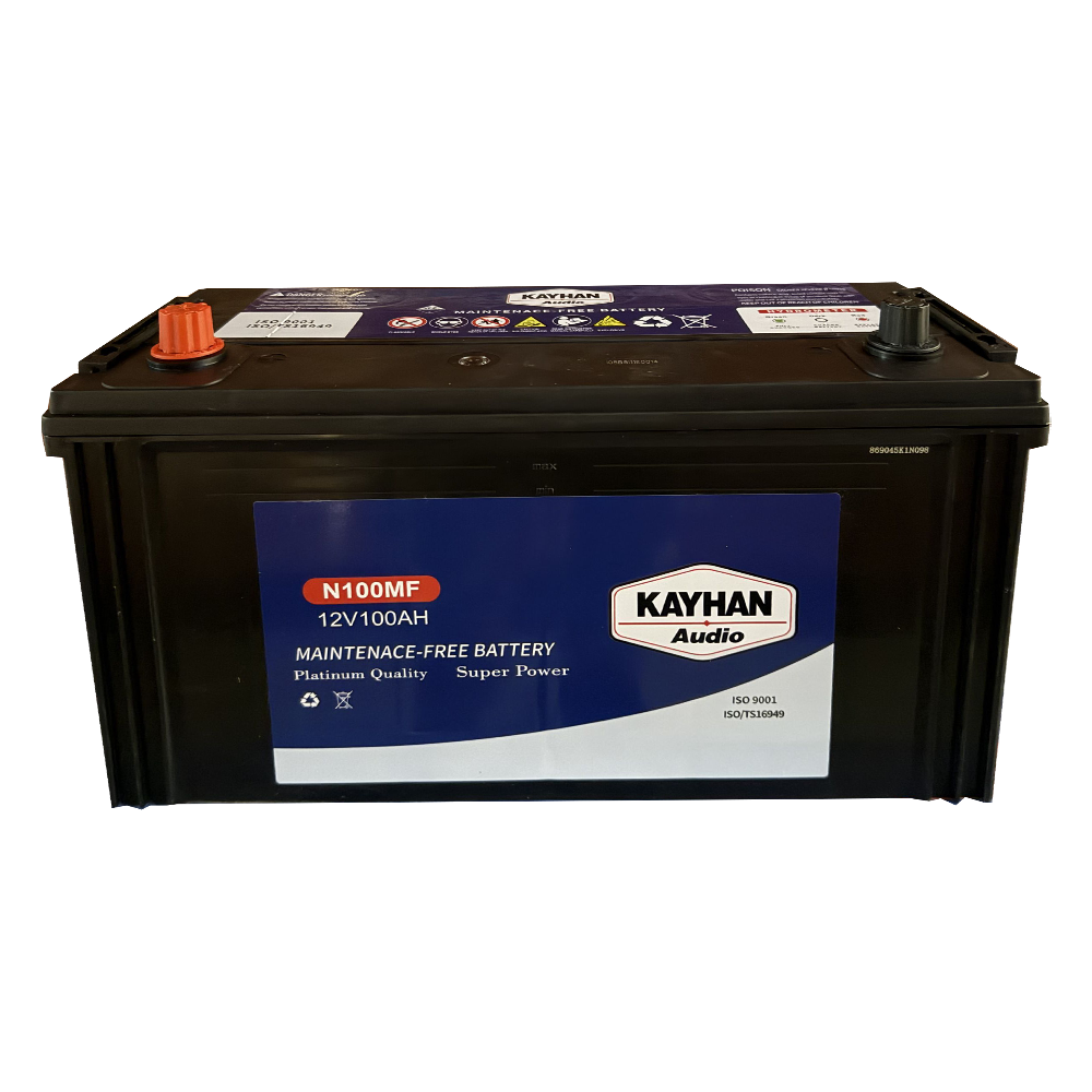Kayhan N100MF Maintenance-Free Car Battery – 12V 100Ah